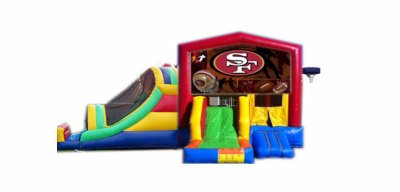 San Francisco 49ers Double Slides - Combo 2 SLIDE - Jumper4Less